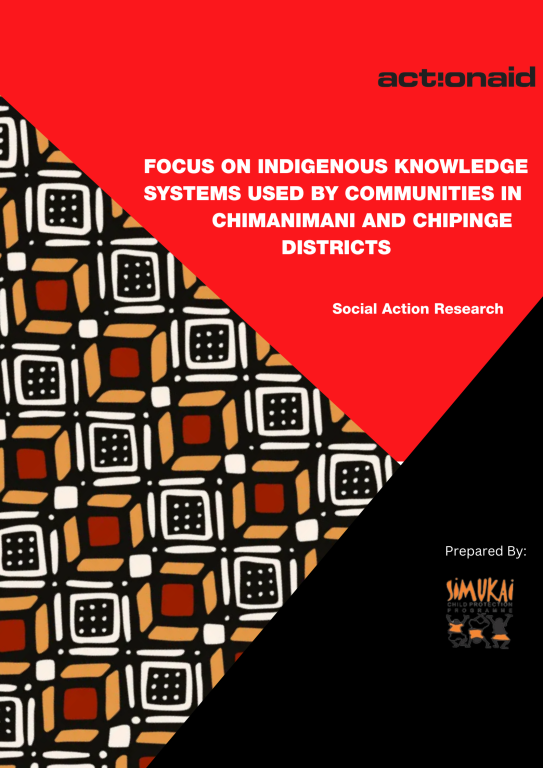 Social Action Research - Focus On Indigenous Knowledge Systems Used By ...